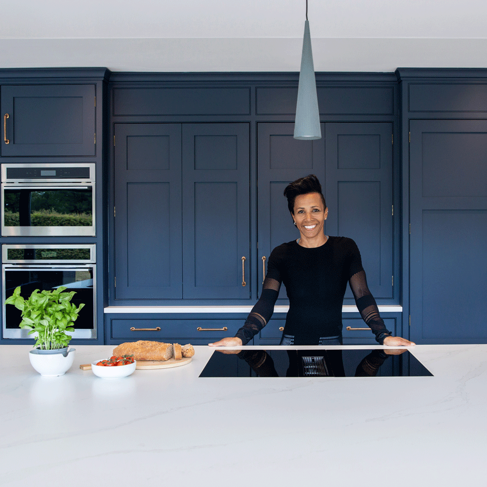 Inside Dame Kelly Holmes' stunning open-plan kitchen | Ideal Home