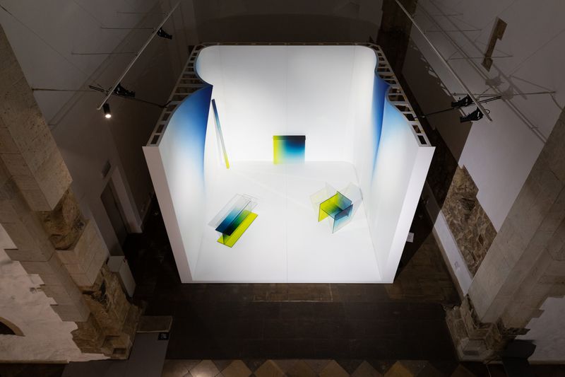 Shirley Jaffe's mixed media at Tibor de Nagy in New York | Wallpaper