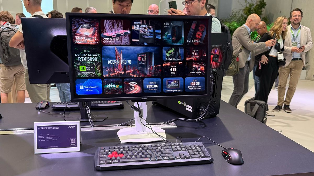 Acer's new Predator gaming monitor boasts a 720 Hz OLED panel, if you ...