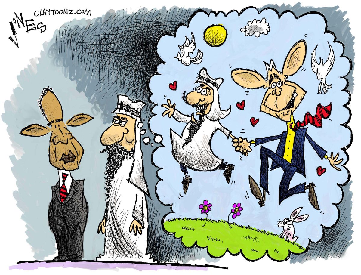 Obama Cartoon U.S. Saudi Arabia Bush | The Week