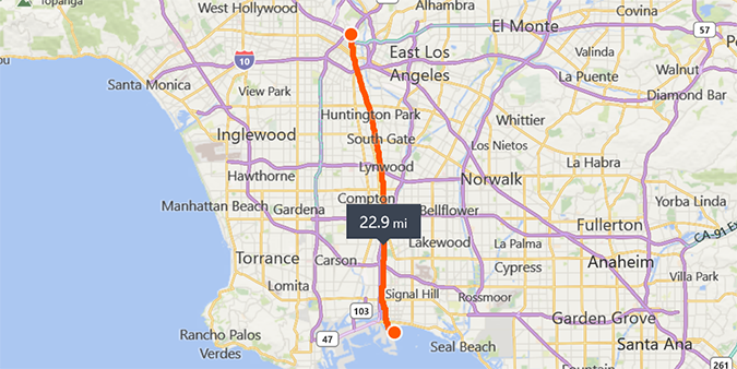 How to Find the Distance Between Two Spaces by Drawing a Line in ...