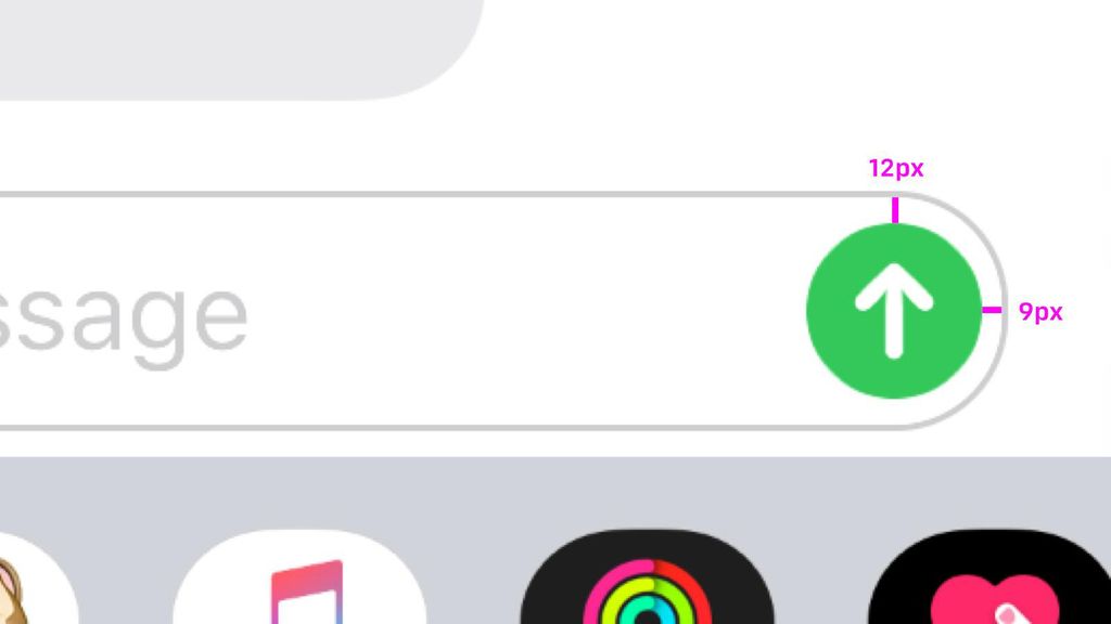 So sorry, but Apple's Send button is slightly wonky | Creative Bloq