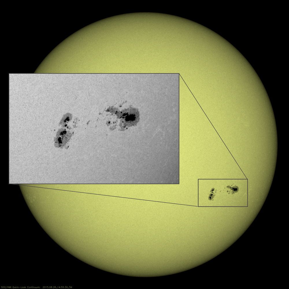 Watch a Striking Sunspot Cluster Split Apart in This NASA Video | Space