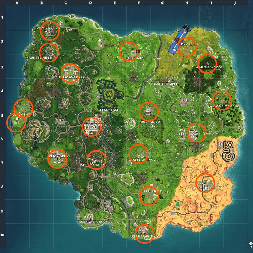 Fortnite Fish Trophy locations: Where to find Fortnite Fish Trophies ...