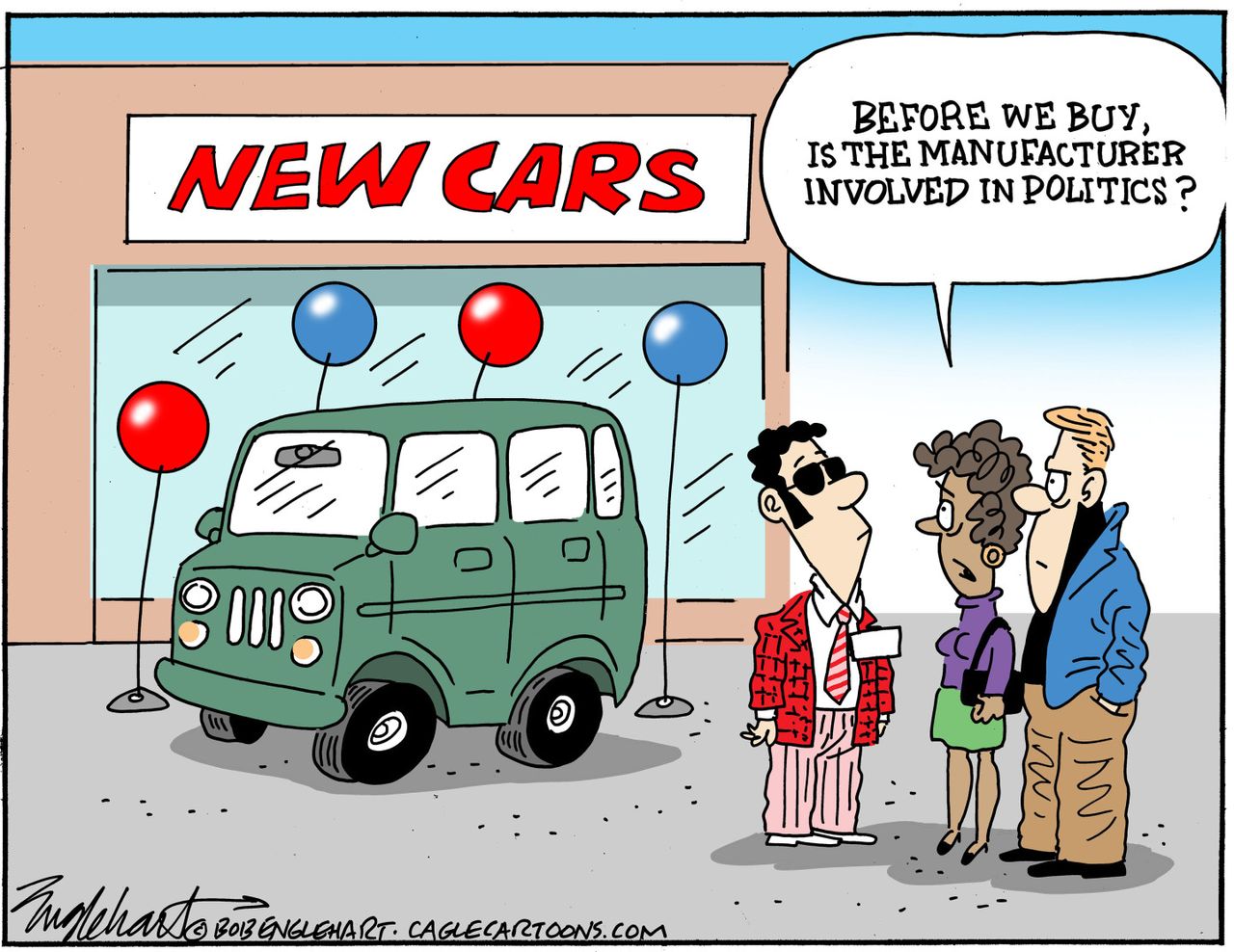 5 government-backed cartoons about the White House Tesla sale | The Week