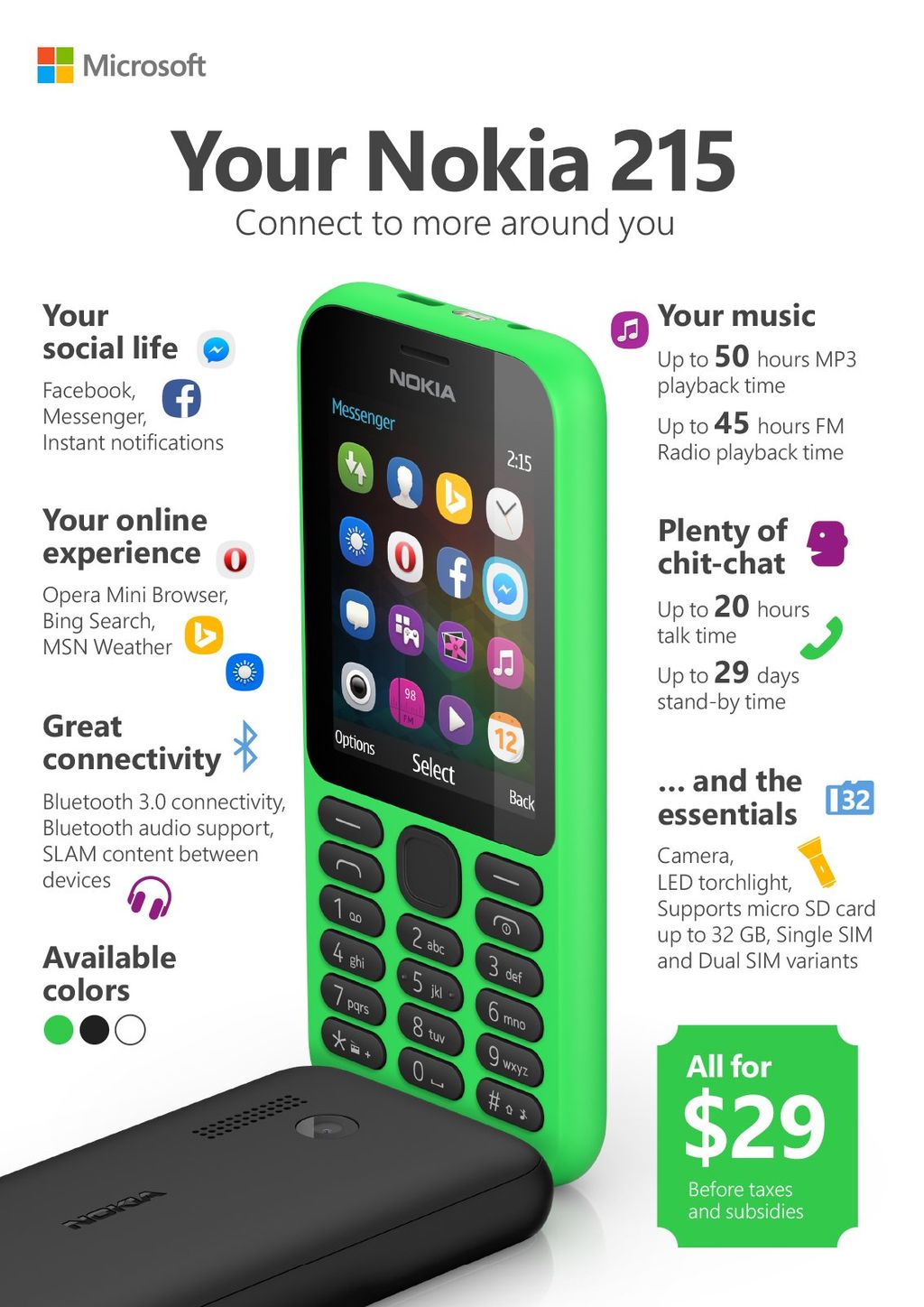 Microsoft's new Nokia feature phone brings a whole new meaning to the ...