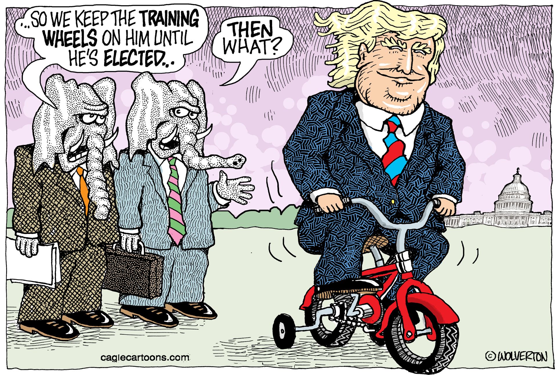 Political Cartoon U.S 2016 Election Donald Trump | The Week