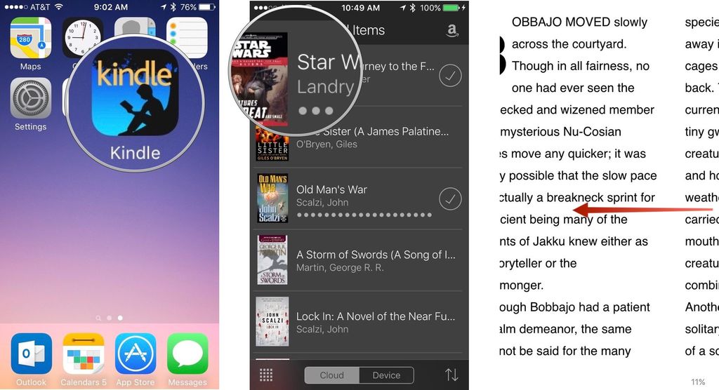 How to customize reading options in Kindle for iPhone and iPad | iMore