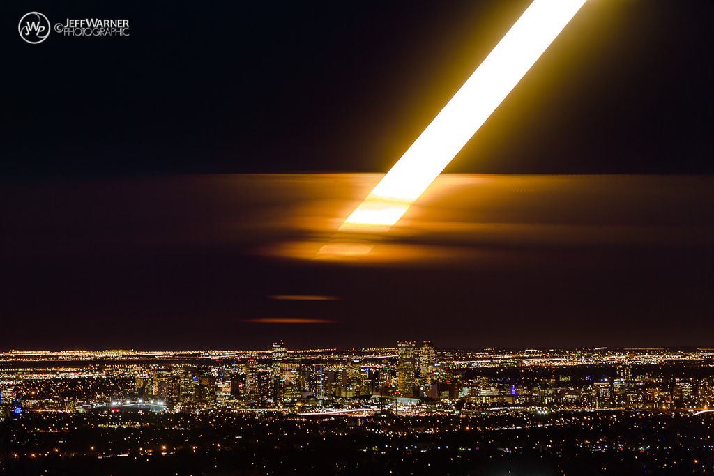 Beaming Moon Over Denver: Skywatcher Snaps a Long Supermoon Exposure ...