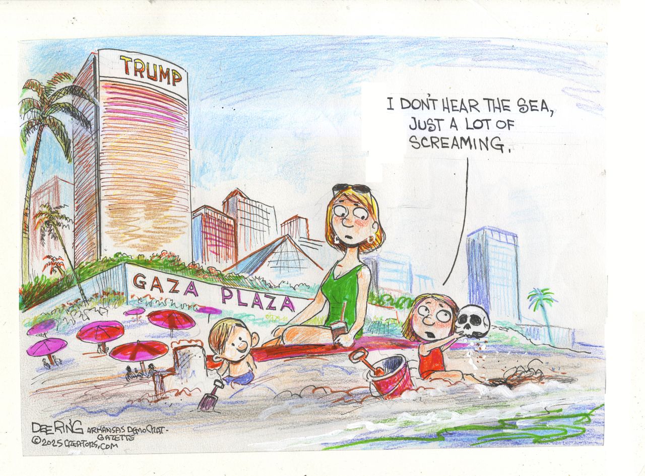 5 preposterously funny cartoons about Trump's plan for the Gaza Riviera ...