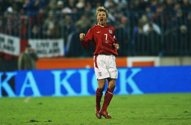 David Beckham at 50: all of his goals for England | FourFourTwo