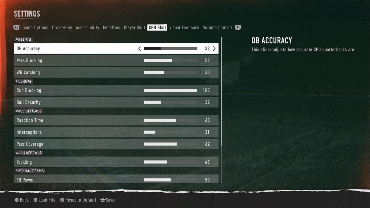 The best College Football 25 sliders and how to use them | GamesRadar+