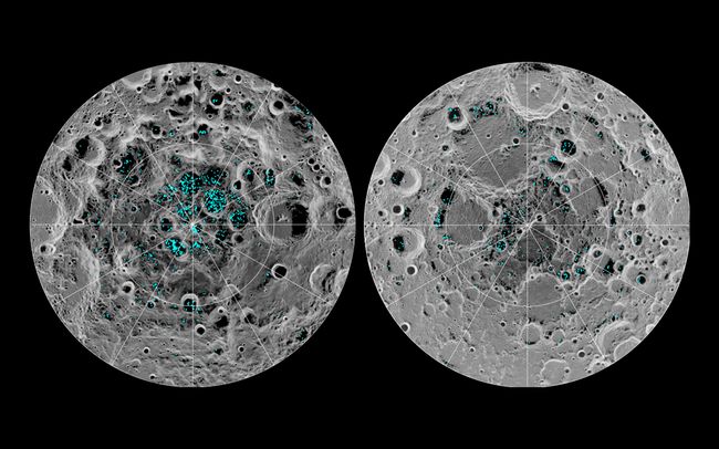 Ice on the Moon! Frozen Reserves Detected at the Poles in a Lunar First ...
