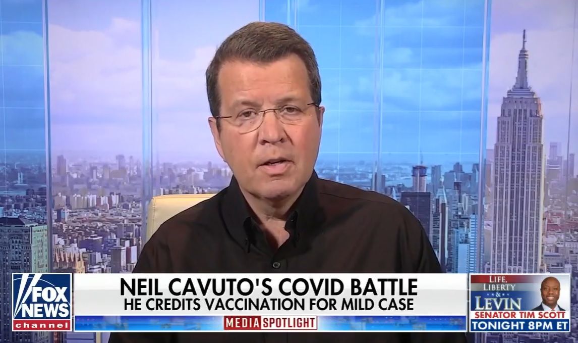 Suffering Breakthrough COVID-19, Fox News Channel's Cavuto Urges ...