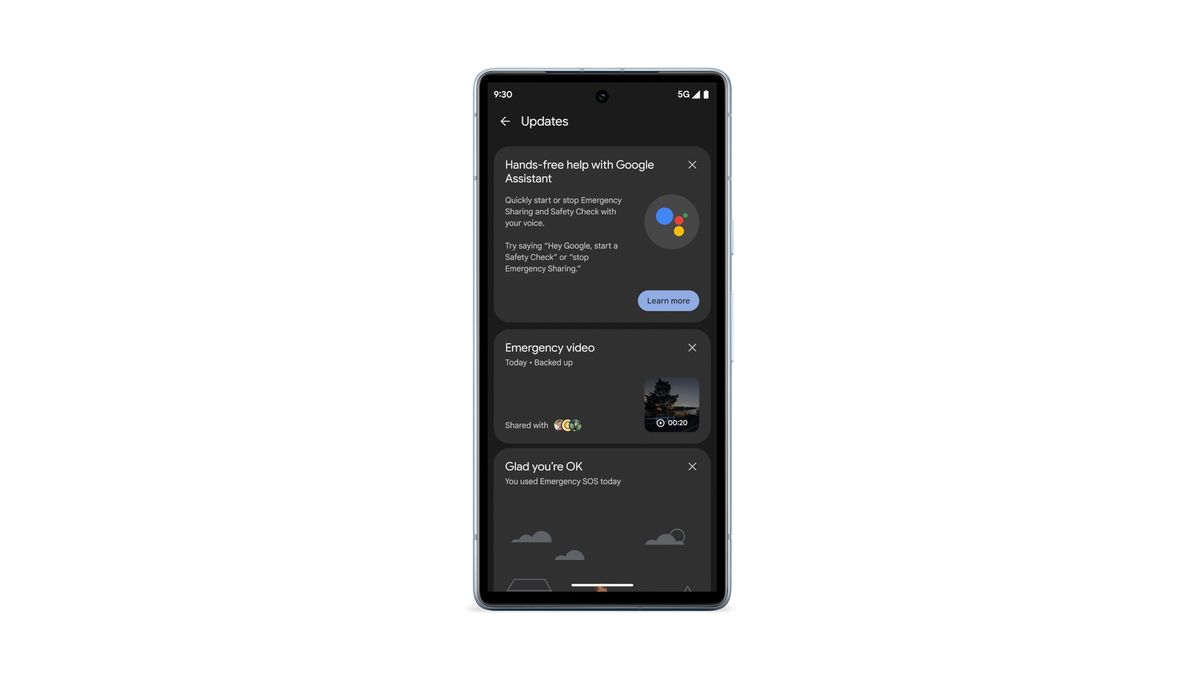 Google Pixel feature drop includes safety check and macro video — here ...