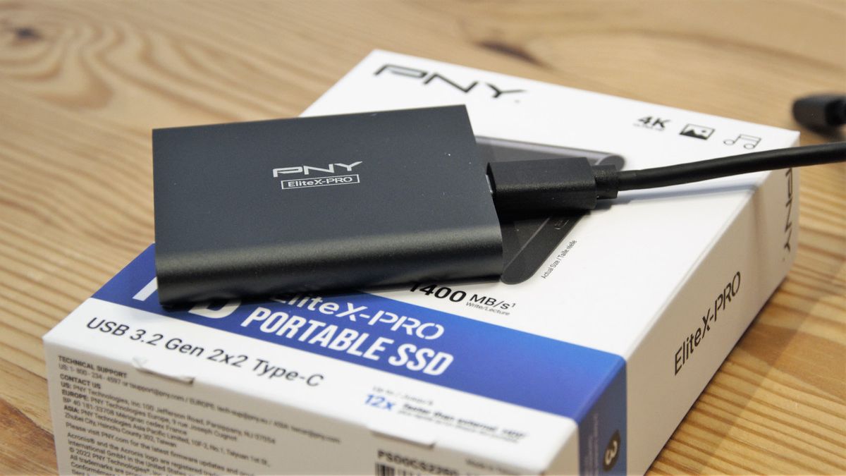PNY EliteX-PRO 1TB Portable SSD | TechRadar
