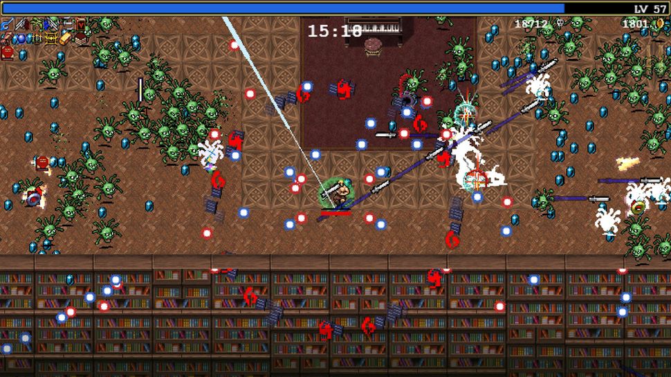 I'm addicted to Vampire Survivors and its glorious visual overload ...