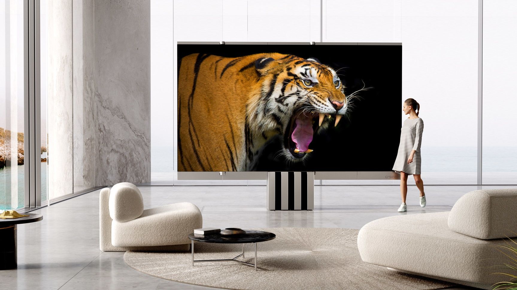 The world's first 165-inch folding MicroLED TV, yours for $400,000 ...