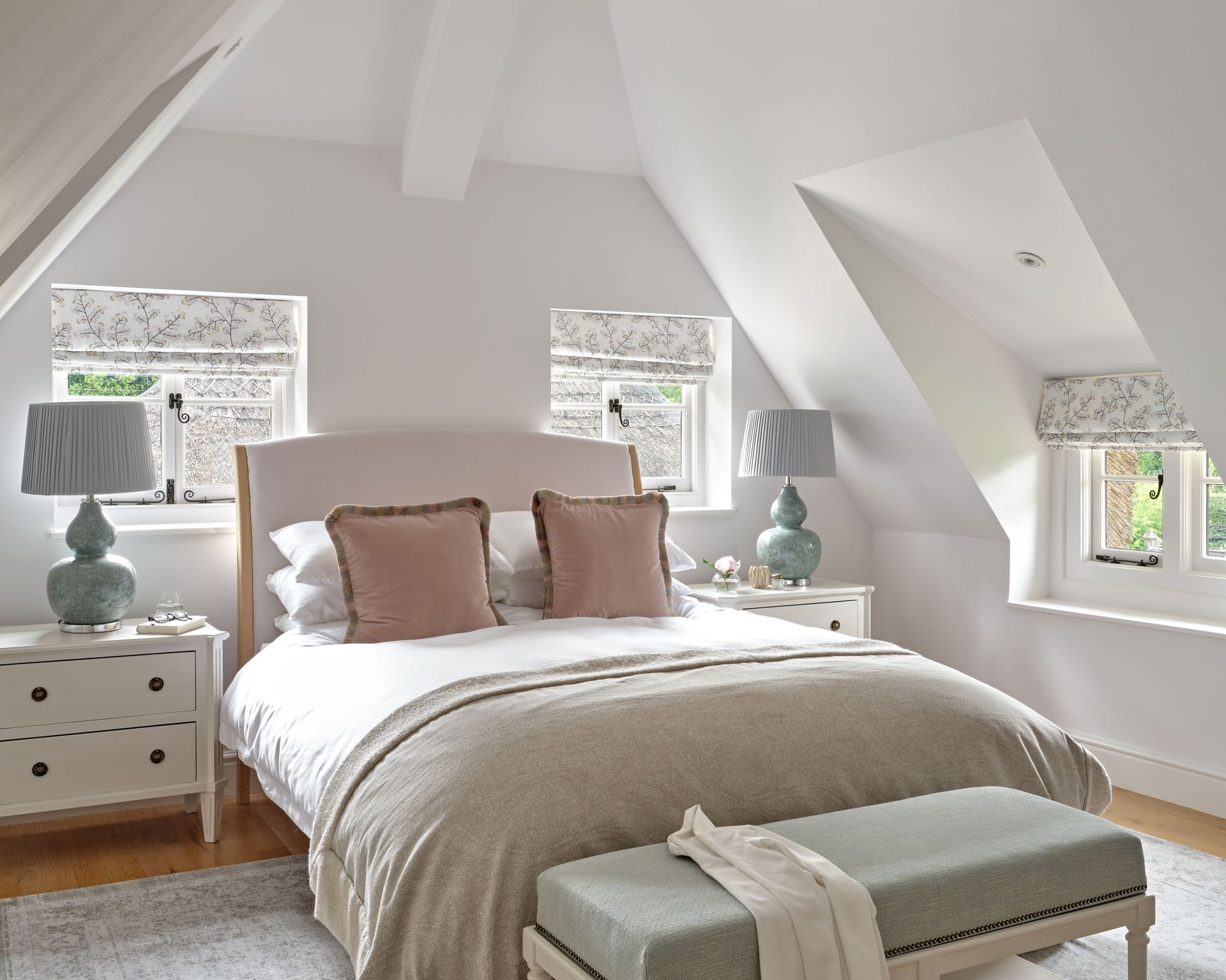 A fairy-tale thatched cottage updated with a light and tranquil ...