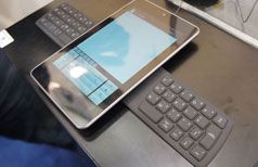 Elecom NFC Keyboard Hands-On: No Bluetooth, Wi-Fi Needed | Laptop Mag