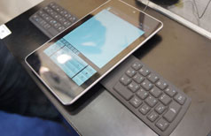 Elecom NFC Keyboard Hands-On: No Bluetooth, Wi-Fi Needed | Laptop Mag