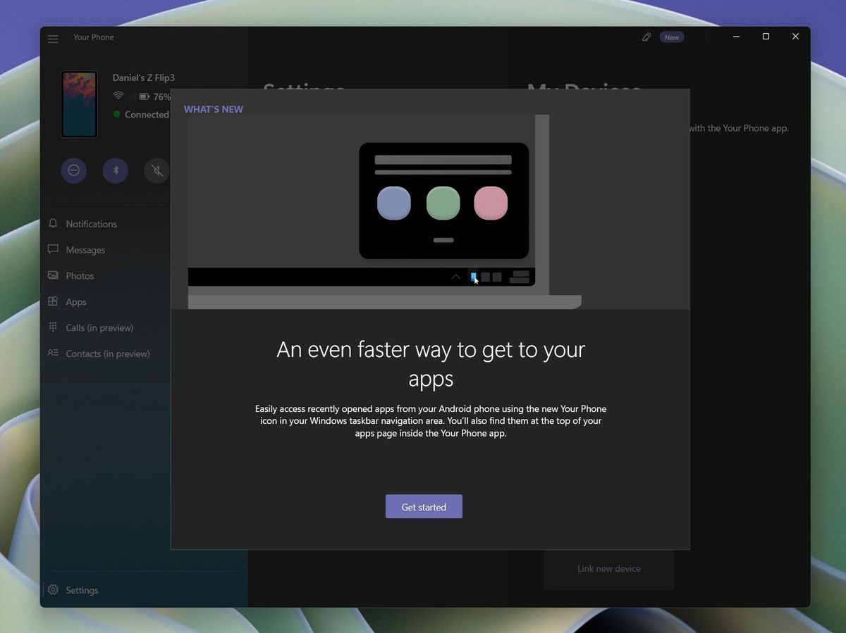 Microsoft adds 'Your Phone' recent apps menu to the System Tray on ...