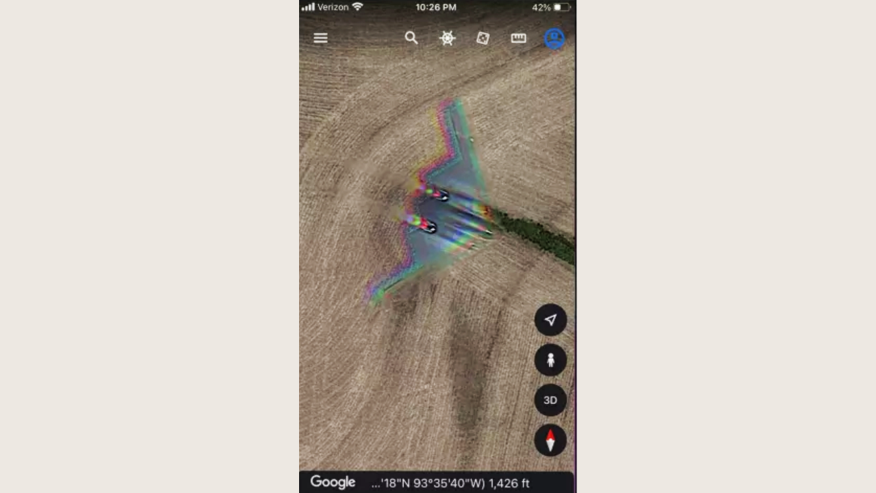 Not so stealthy now: Google Maps catches rare shot of B-2 stealth ...