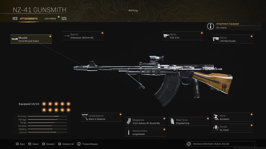 The best NZ-41 Warzone loadout | PC Gamer