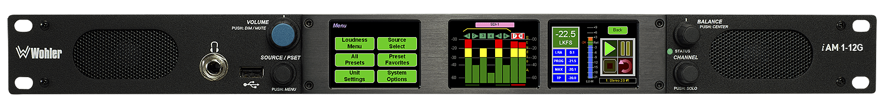 Wohler Releases iAM1-12G 16 Channel Audio Monitor | TV Tech