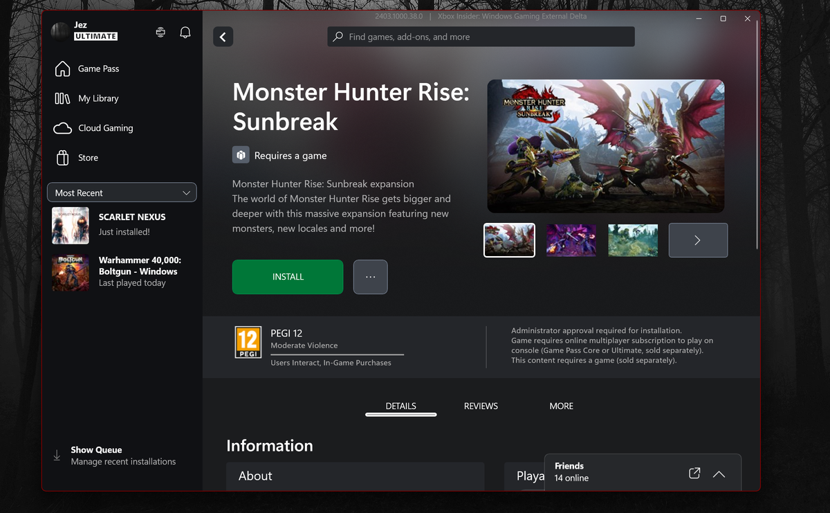 You know, the Xbox app for PC Game Pass on Windows 11 just got updated ...
