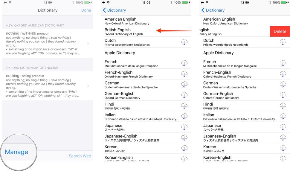How to add and remove dictionaries on iPhone and iPad | iMore