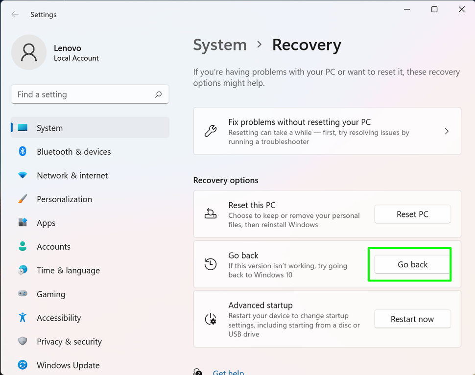 How to Uninstall Windows 11 and Roll Back to Windows 10 | Tom's Hardware