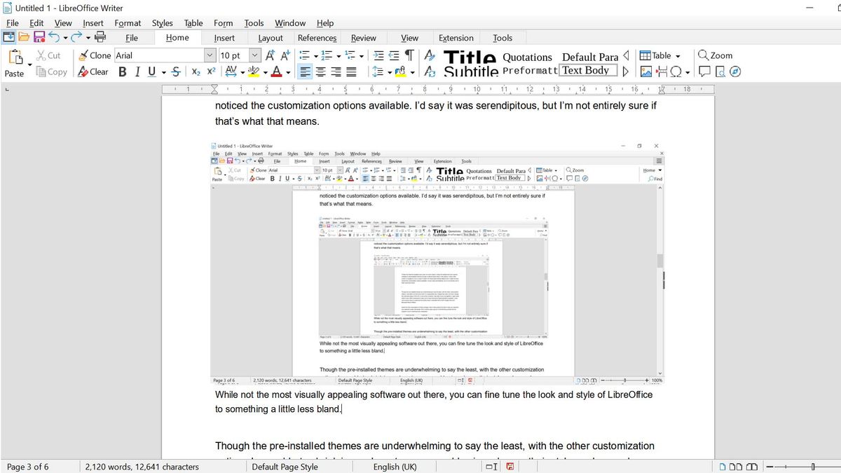 LibreOffice Writer review | Laptop Mag