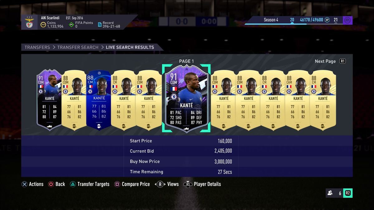 FIFA 21 What If guide: Kante, Raphina and Fer score upgradeable cards ...