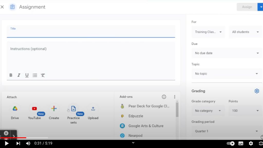How to Add Interactive YouTube Videos to Google Classroom | Tech & Learning