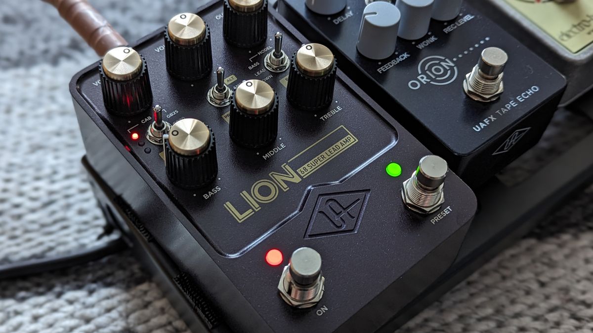 Universal Audio UAFX Lion '68 Super Lead Amp pedal review | MusicRadar