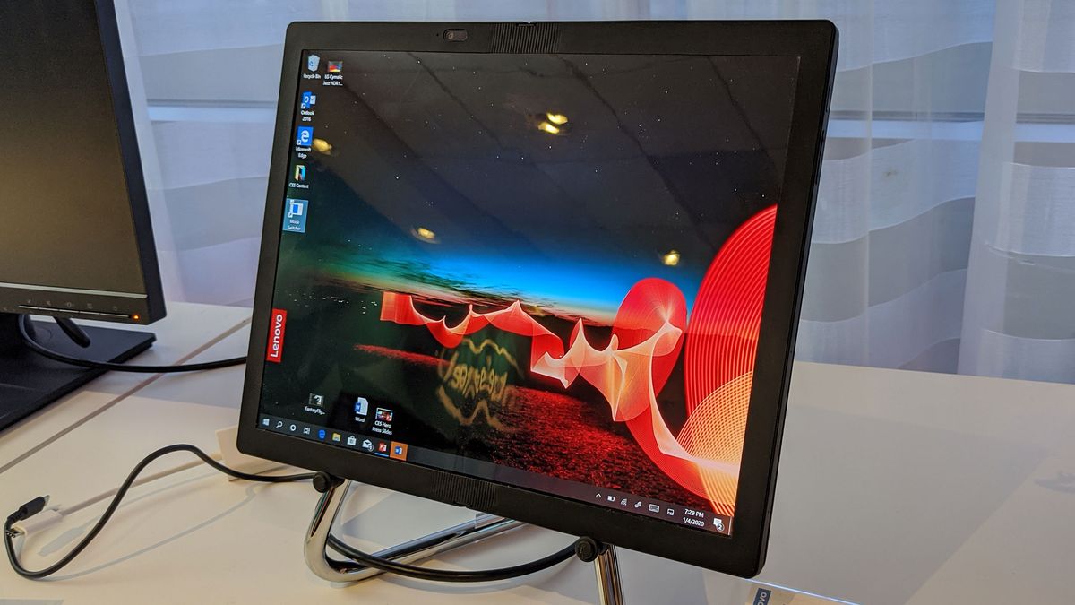 Lenovo ThinkPad X1 Fold Has a 13.3-Inch Foldable OLED Screen | Tom's ...