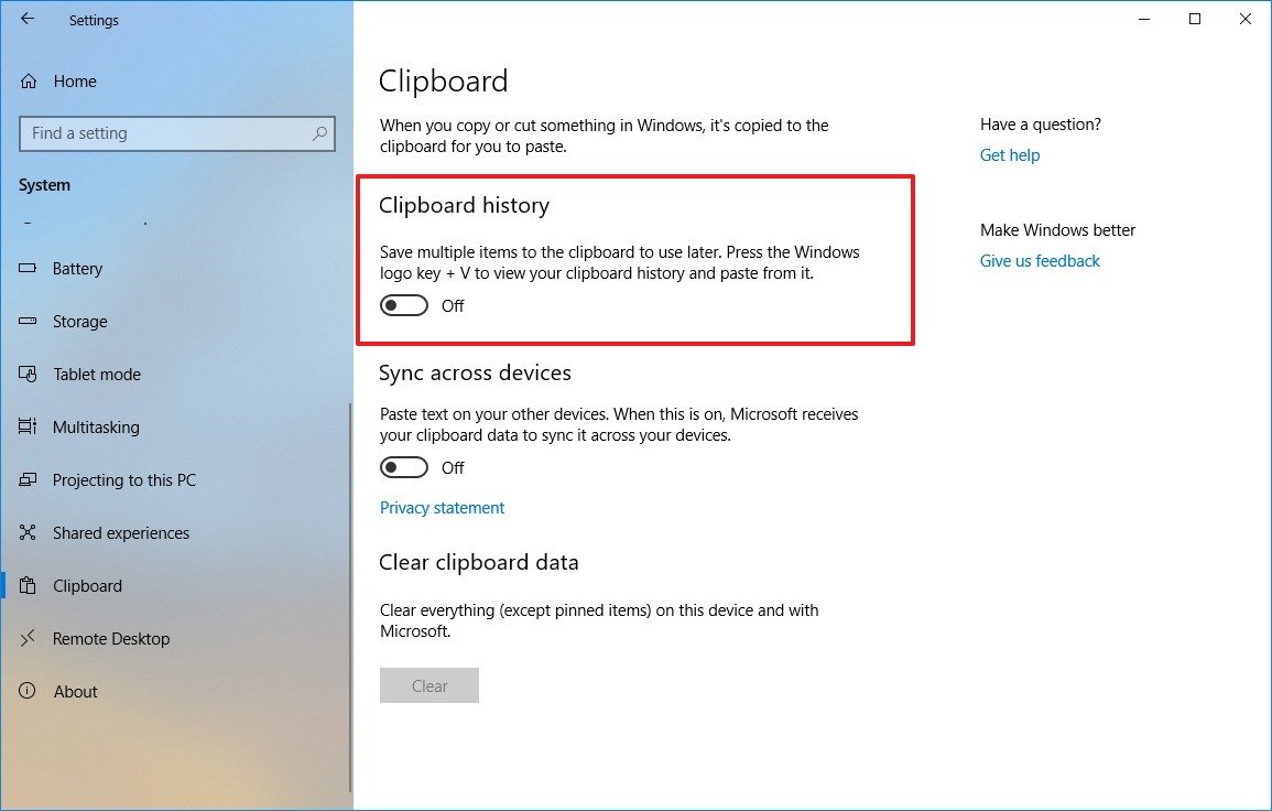 How to use the new clipboard on Windows 10 October 2018 Update ...