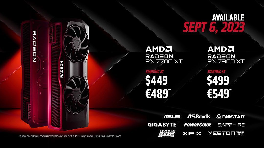 AMD presenta sus nuevas Tarjetas Gráficas Radeon RX 7800 XT y Radeon RX ...