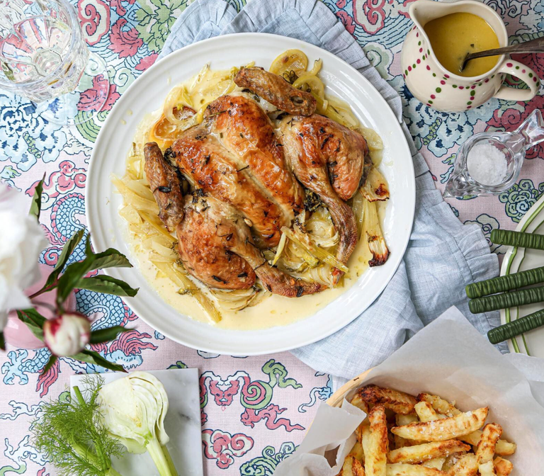 How to make the ultimate posh chicken and chips | Country Life