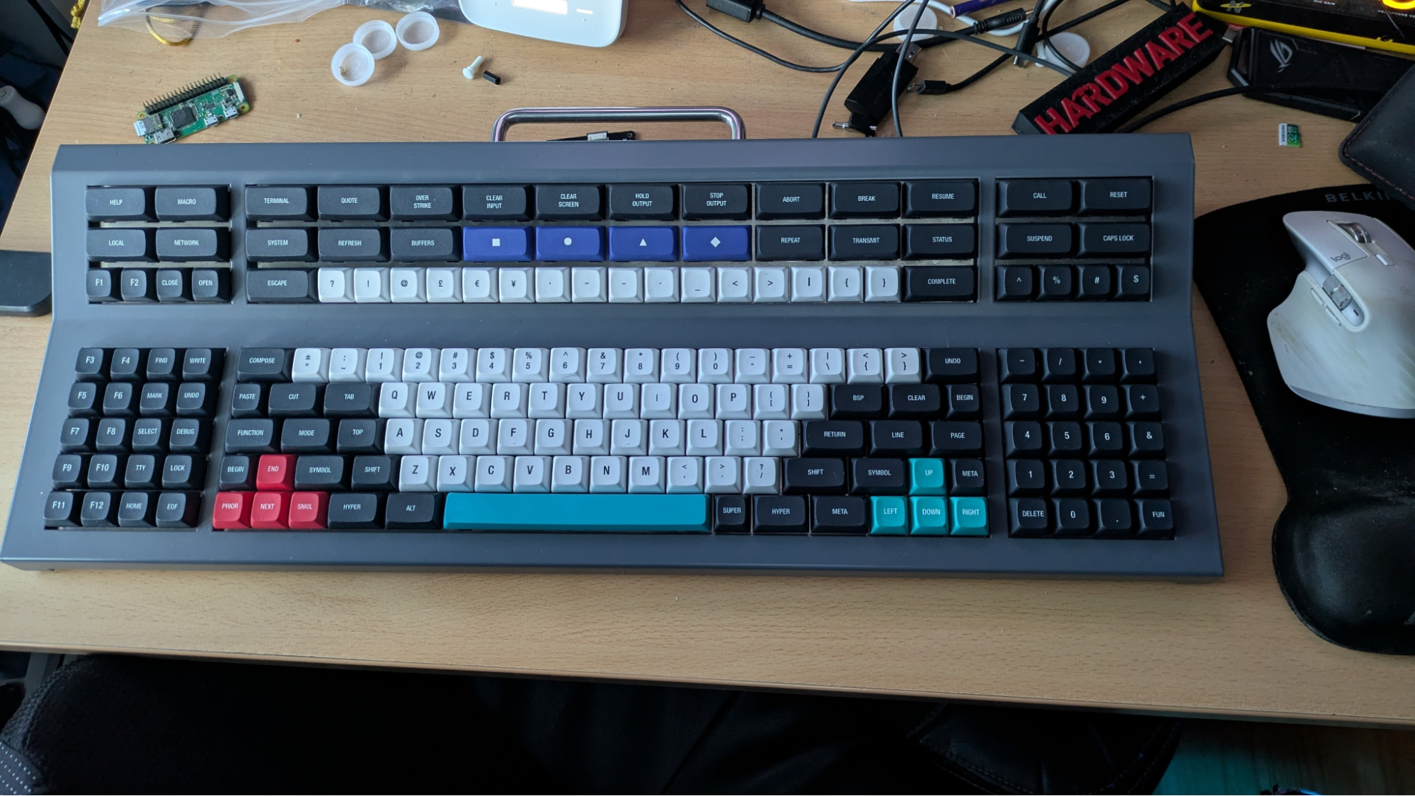 I’m typing this on the world’s largest keyboard, a 178-key beast ...