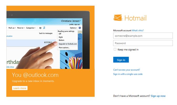 Microsoft Moving All Hotmail Users to Outlook.com | Email Upgrade ...