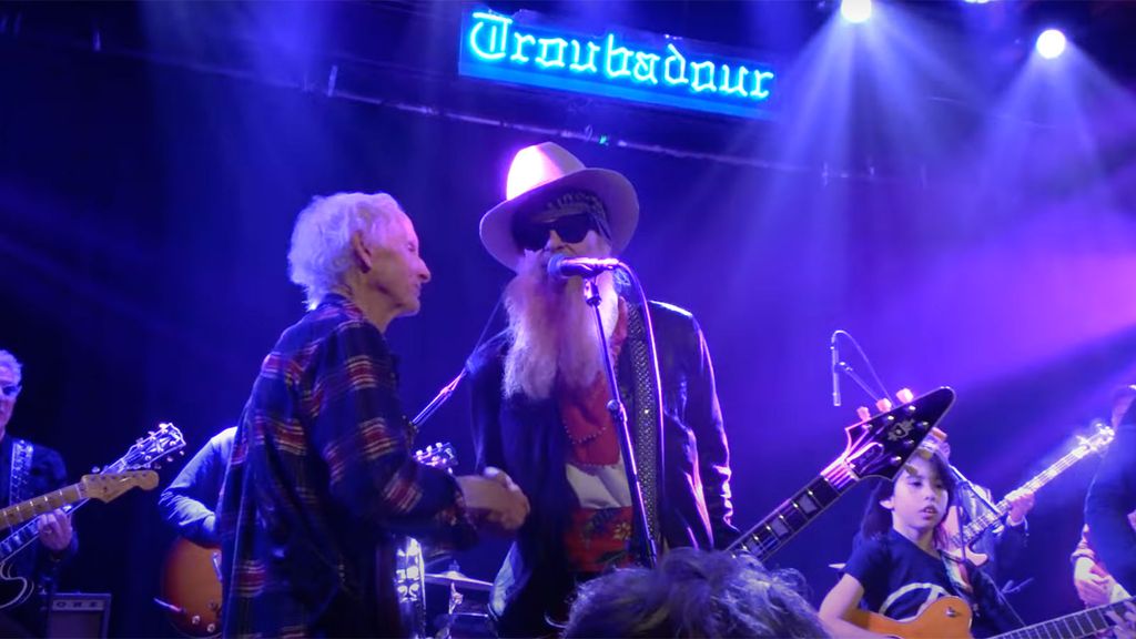 Watch Billy Gibbons perform with Joe Bonamassa and Robby Krieger at his ...