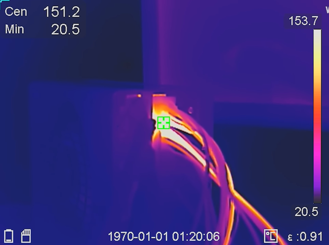 RTX 5090 cable overheats to 150 degrees Celsius — Uneven current ...