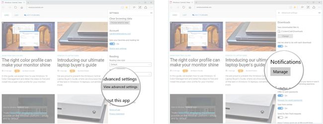How to manage Edge for Windows 10 web notifications | Windows Central