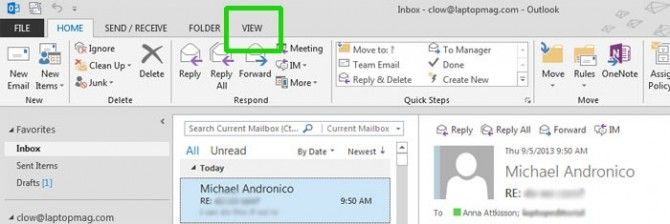 How To Turn Off Message Preview In Outlook 2013 | Tips and Tricks ...