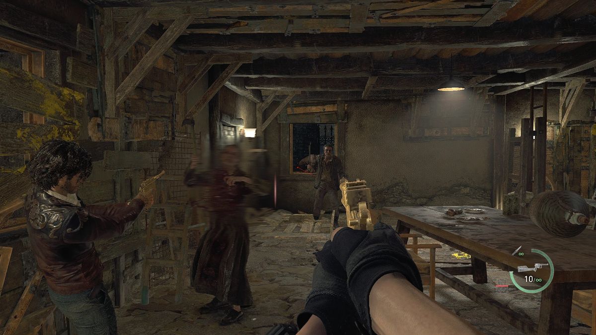 If you can't play the Resident Evil 4 remake in VR, this first person ...