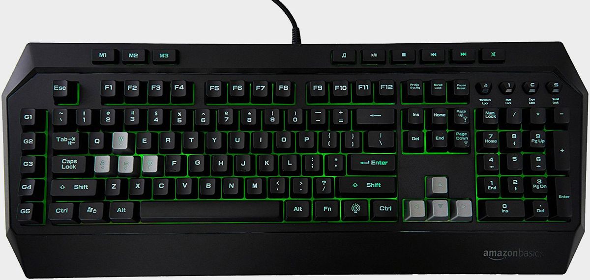 AmazonBasics has an RGB gaming keyboard and it's on sale for $13 today ...