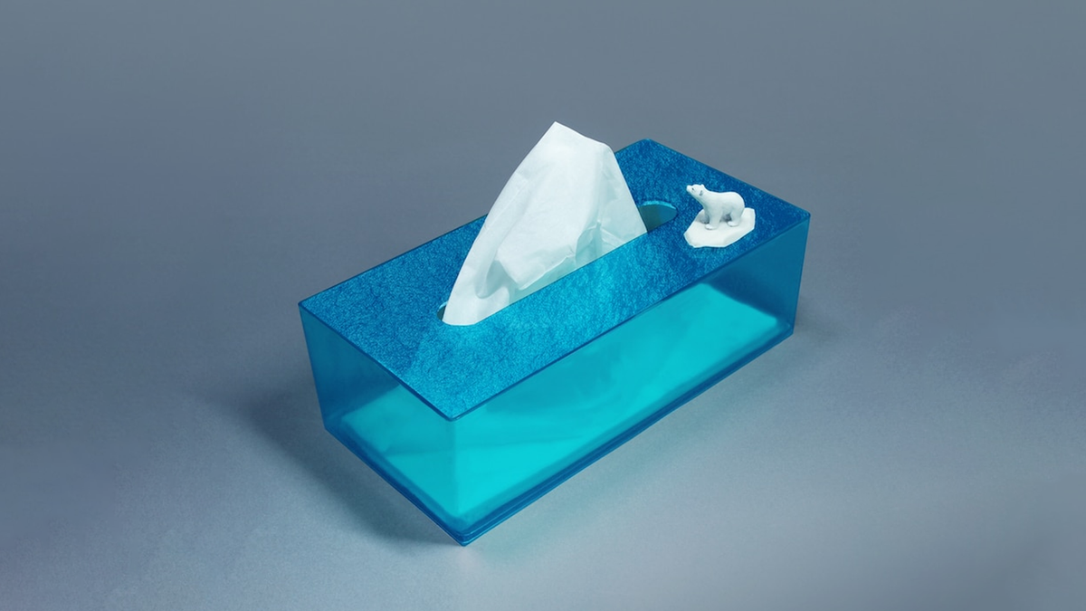 I bet you've never seen a tissue box design as cool as this ...
