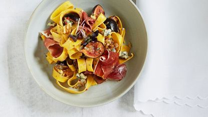Fig, Parma ham and gorgonzola pasta | Homes and Gardens